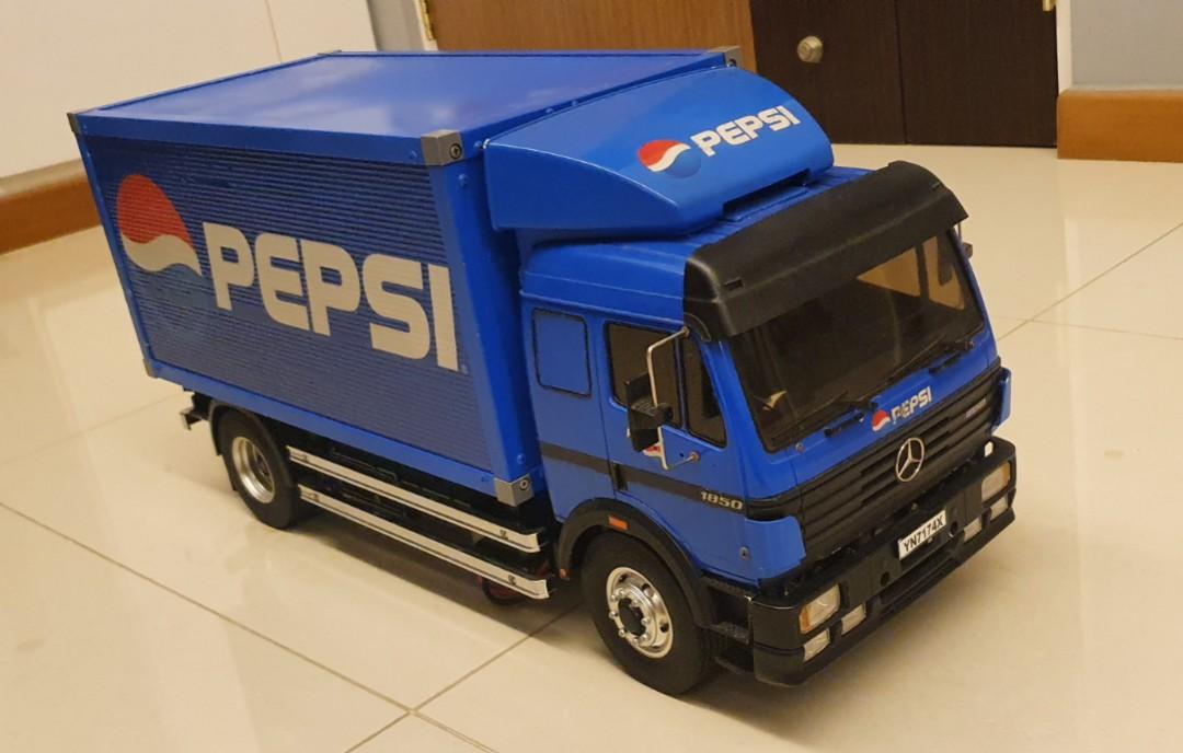 Tamiya Pepsi Mercedes benz 1/14, Hobbies & Toys, Toys & Games on Carousell