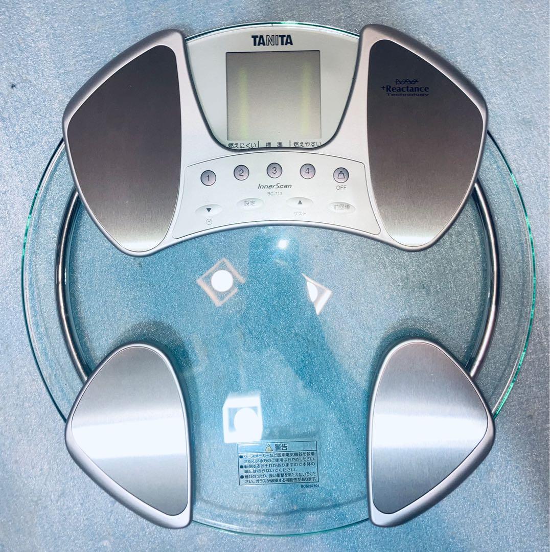 Tanita BC-713 日版 脂肪磅 體脂磅 體組成計 innerscan Body Composition Scale, 健康及營養食用品, 溫度計 - Carousell