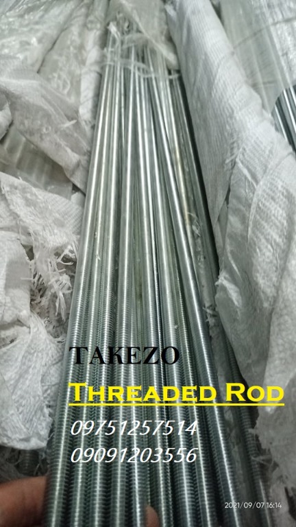 Threaded Rod, Commercial & Industrial, Construction & Building ...