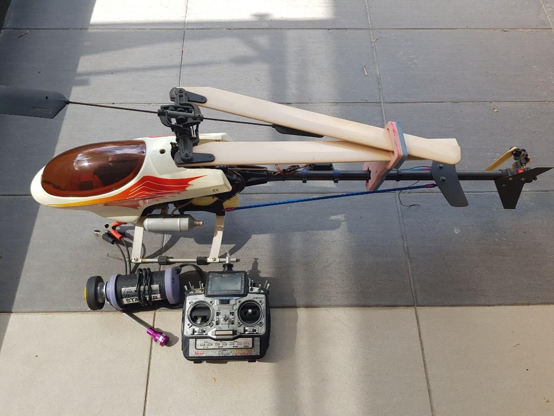 Thunder Tiger Raptor Nitro powered RC Helicopter, Hobbies & Toys, Toys ...