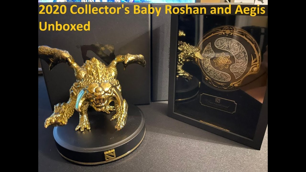 Dota 2 TI10 Collectors Aegis and Roshan set, Hobbies & Toys, Toys ...
