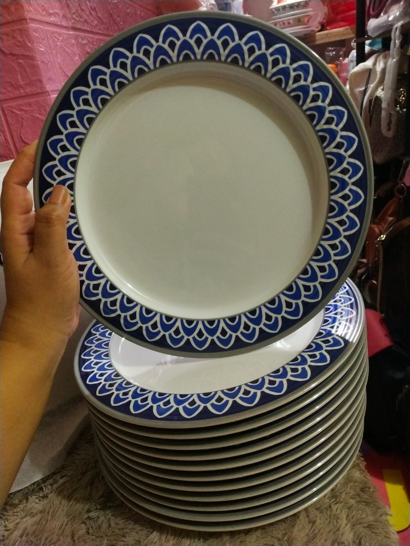 Tupperware Melamine Dinner Plate, Furniture & Home Living, Kitchenware ...