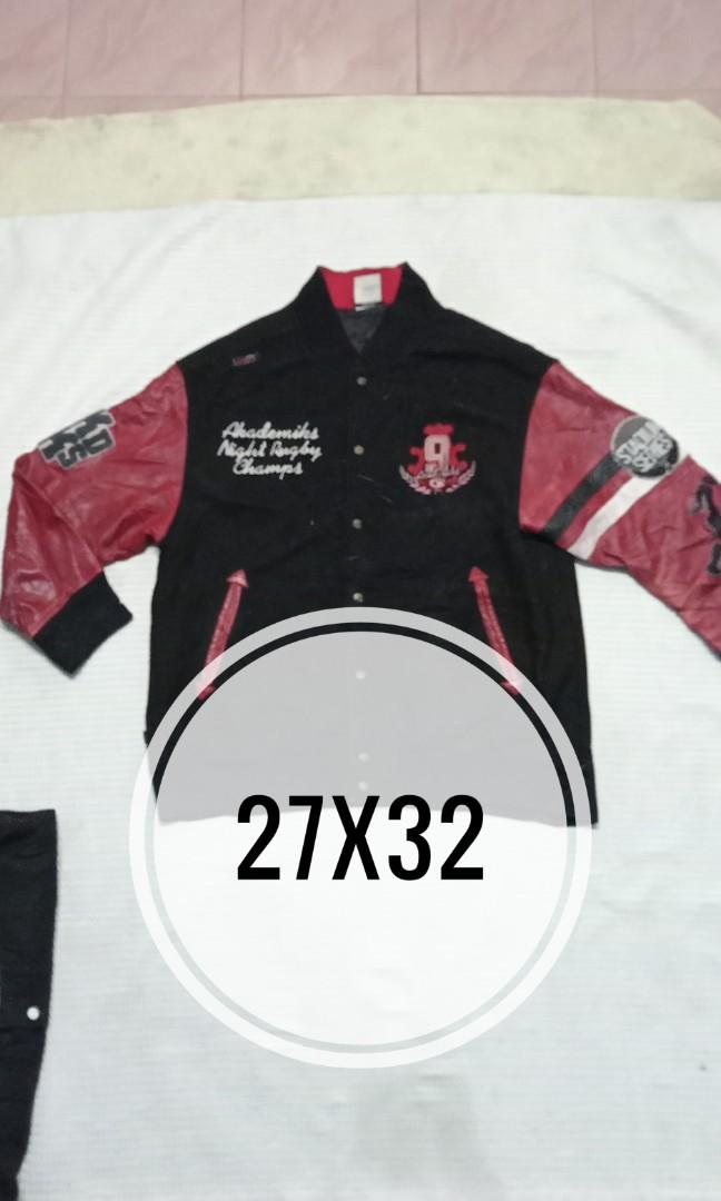 VARSITY LEATHER STADIUM SERIES JACKET, Men's Fashion, Coats, Jackets ...