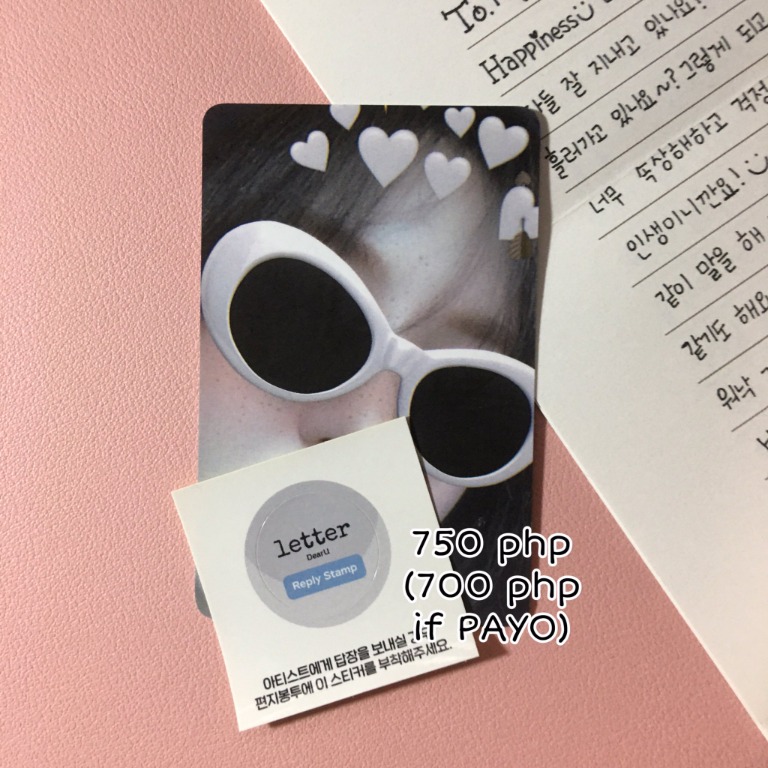 WENDY DEAR U LETTER & PHOTOCARD, Hobbies & Toys, Memorabilia ...