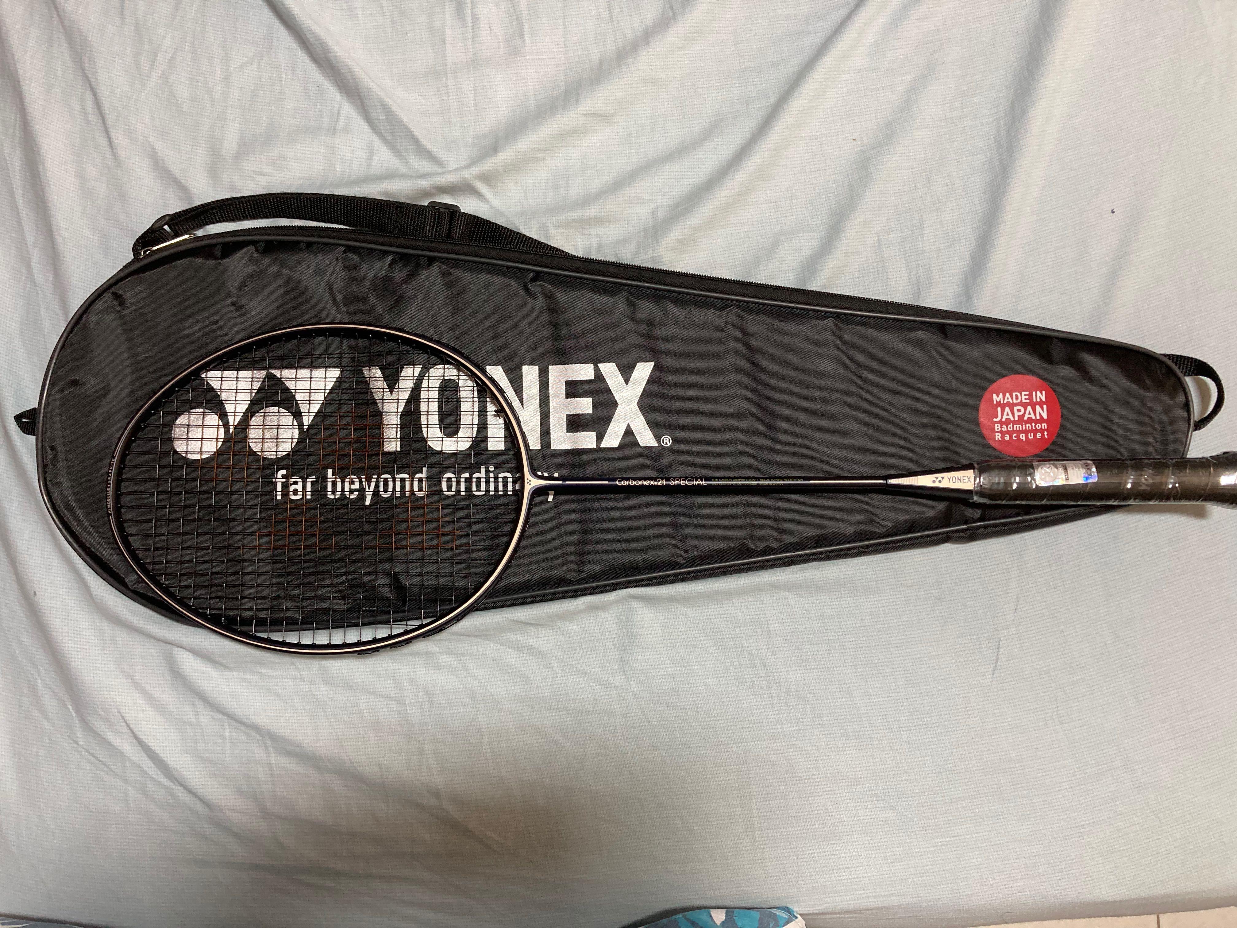 Yonex Carbonex 21 Special Made in Japan, Sports Equipment, Sports & Games, Racket & Ball Sports ...