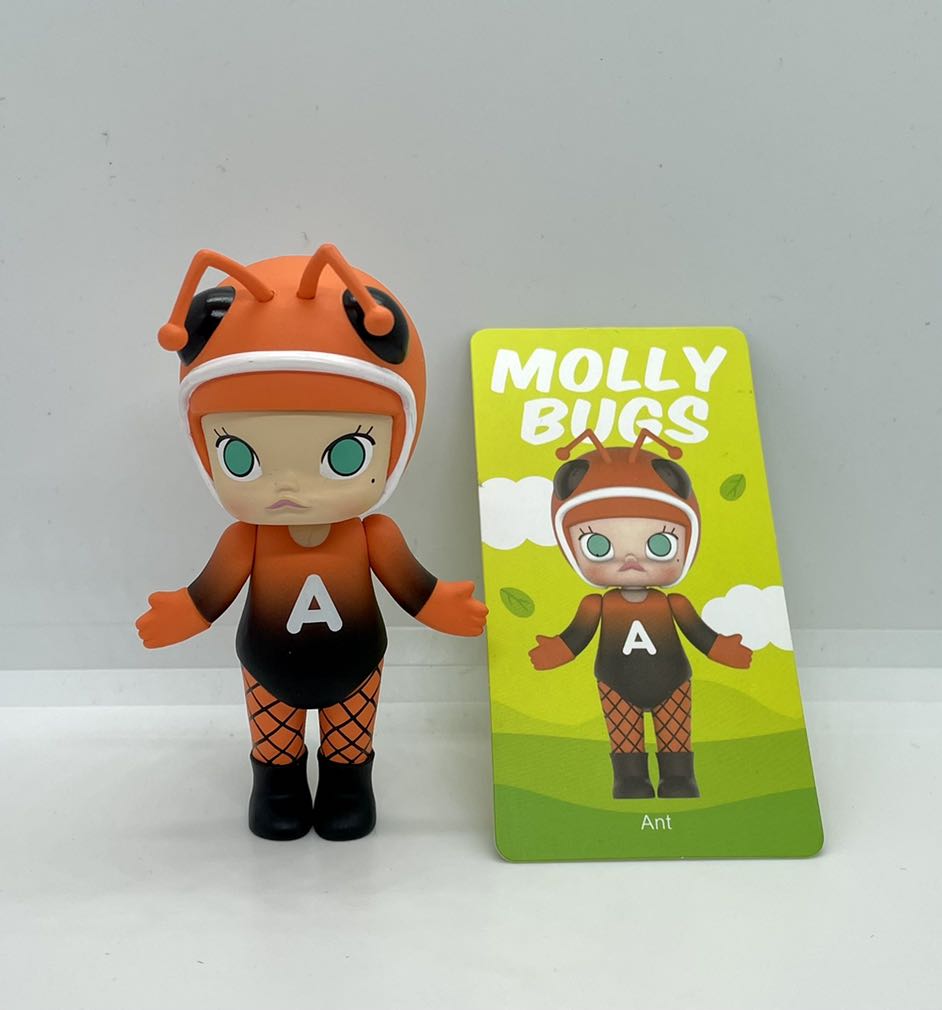 絕版 Pop Mart Molly Bugs Series Popmart 昆蟲系列 - Ant 螞蟻, 興趣及遊戲, 玩具 & 遊戲類 ...