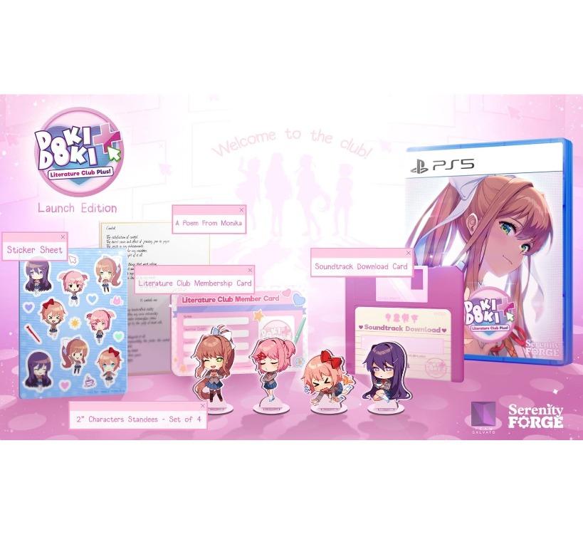 (全新) PS5 Doki Doki 心跳文學部 Plus! Doki Doki Literature Club Plus! (美國特典版 ...