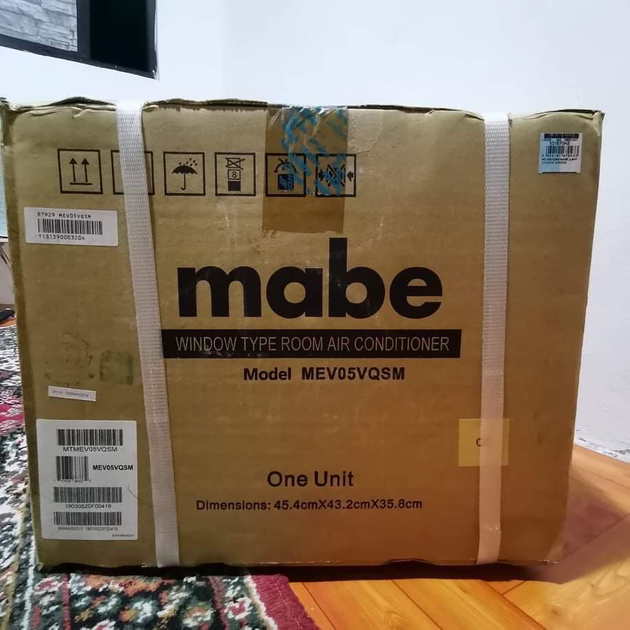 Bnew GE Mabe Window Type Air Conditioner Model MEV05VQSM, TV & Home ...