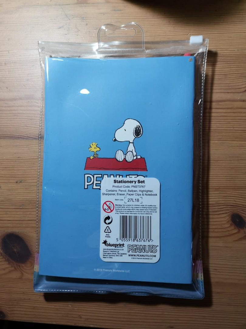 BNWT Snoopy / Peanuts Stationery Set, Hobbies & Toys, Stationery ...