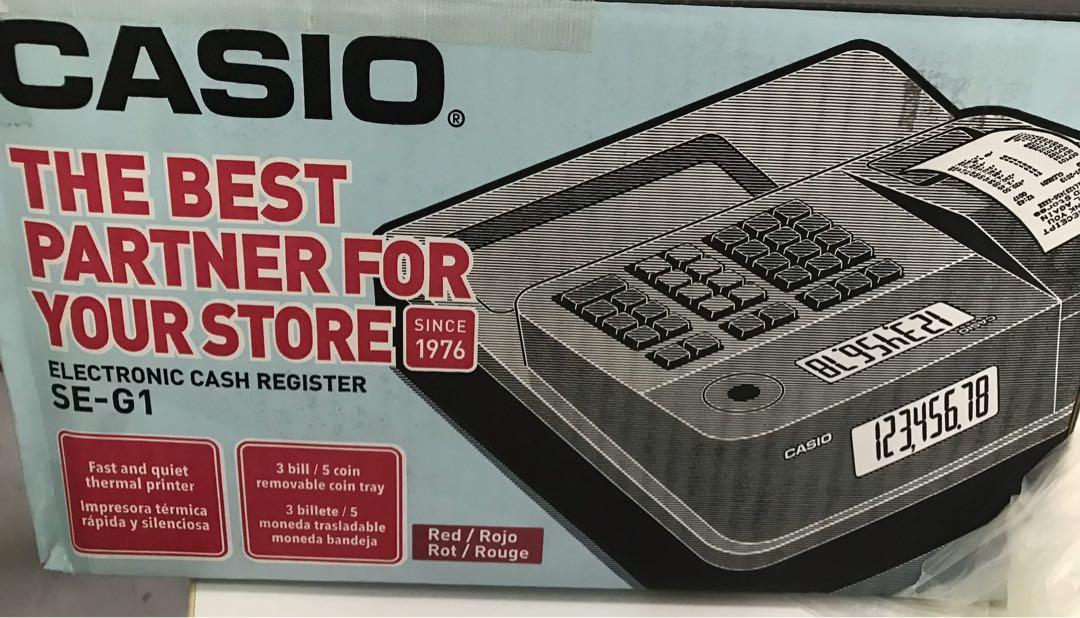 Casio Electronic Cash Register, Computers & Tech, Office & Business ...