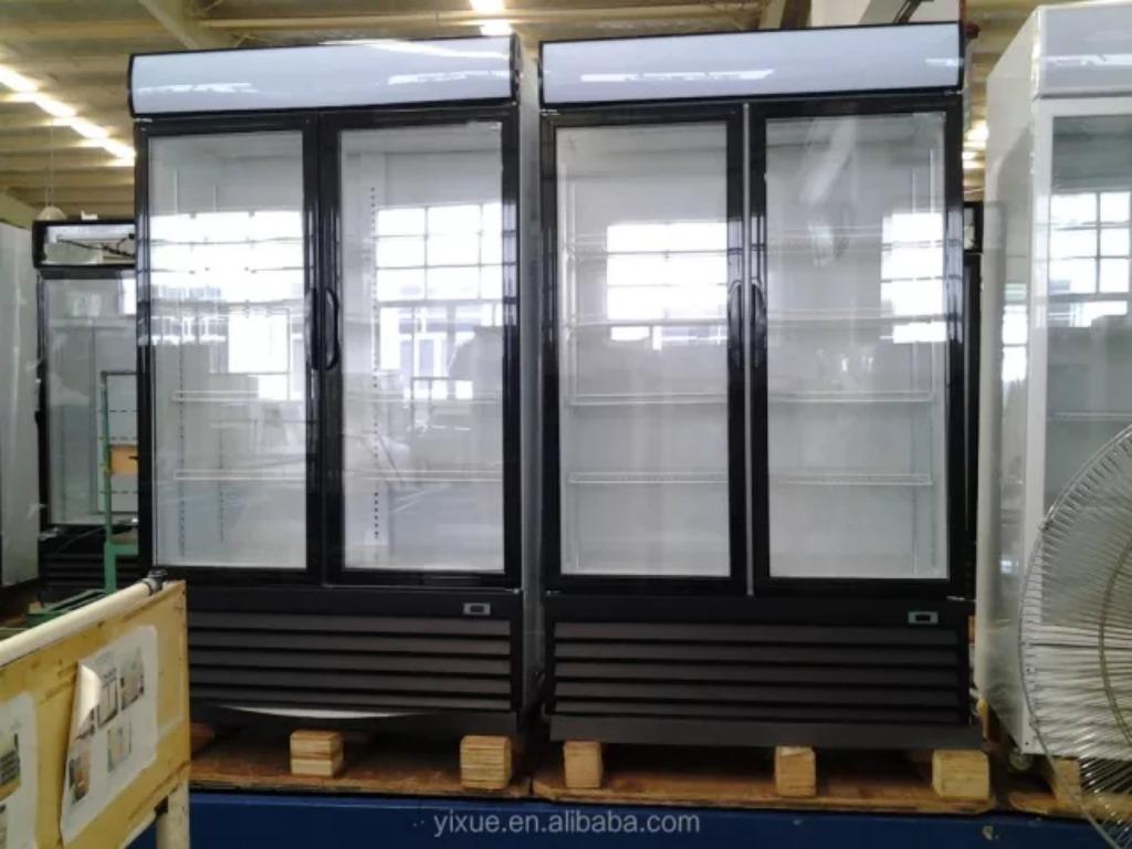 COMMERCIAL USE UPRIGHT DISPLAY CHILLER (2 DOOR GLASS SLIDING ...