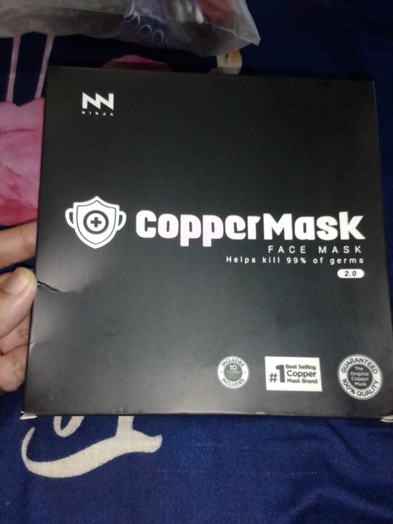 Repriced!! Original Copper Mask, Health & Nutrition, Face Masks & Face ...