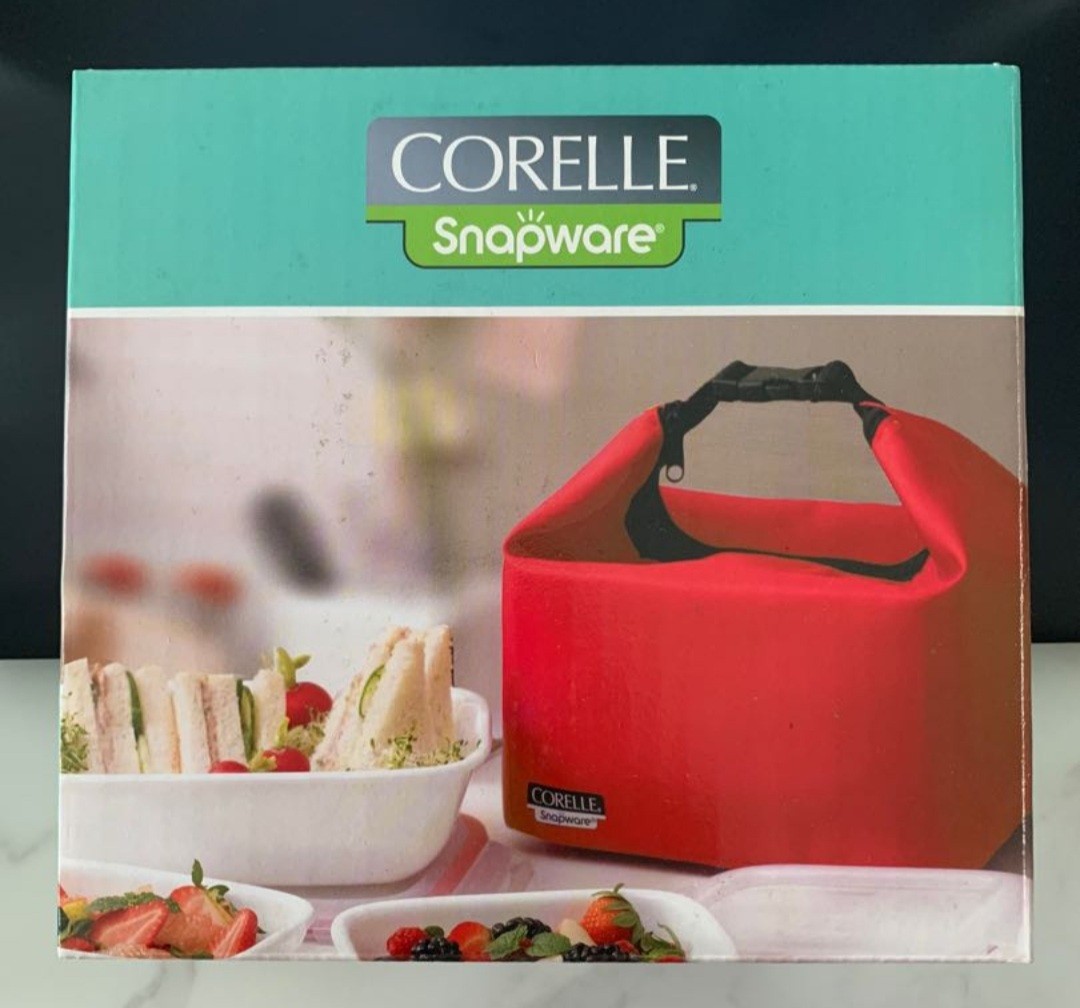 Corelle Snapware Insulated Lunch Bag, Furniture & Home Living ...