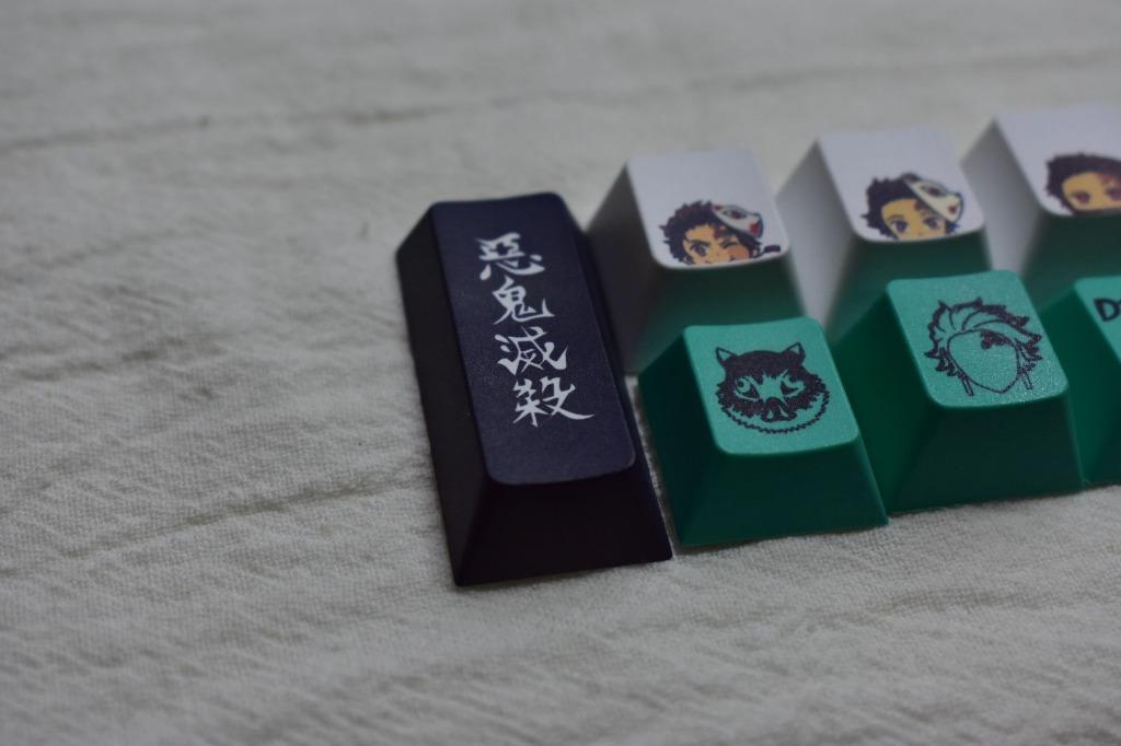 Demon Slayer (Tanjiro) Keycaps, Computers & Tech, Parts & Accessories ...