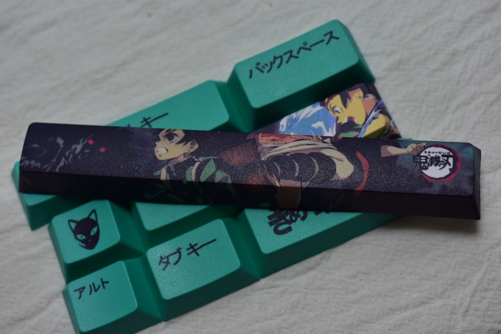 Demon Slayer (Tanjiro) Keycaps, Computers & Tech, Parts & Accessories ...
