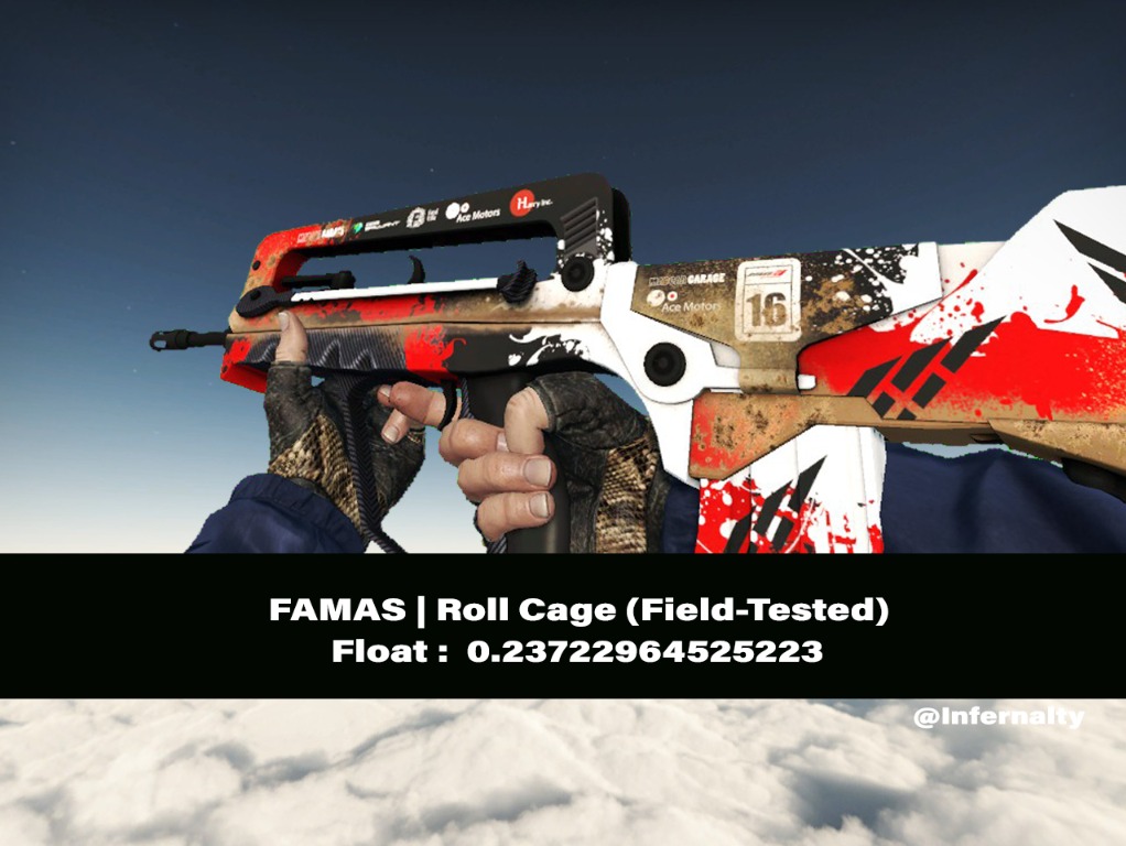 Famas Roll Cage FT CSGO SKINS KNIVES, Video Gaming, Gaming Accessories ...