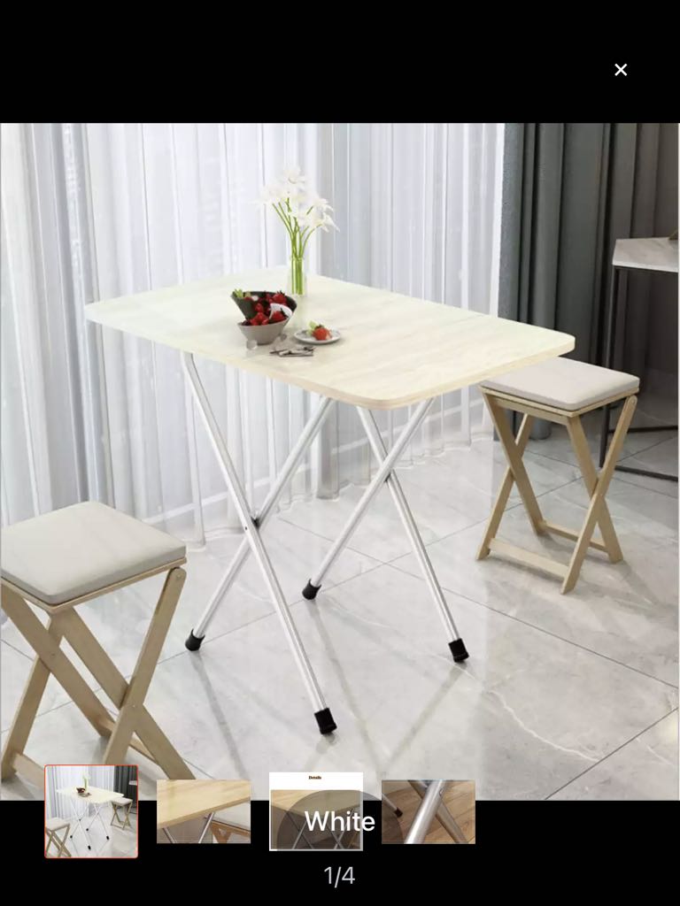 Foldable table / CEBU ONLY, Furniture & Home Living, Furniture, Tables ...
