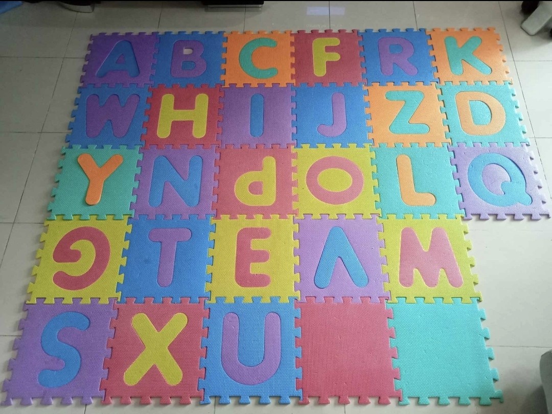 Free alphabet foam mat, Babies & Kids, Baby Nursery & Kids Furniture ...
