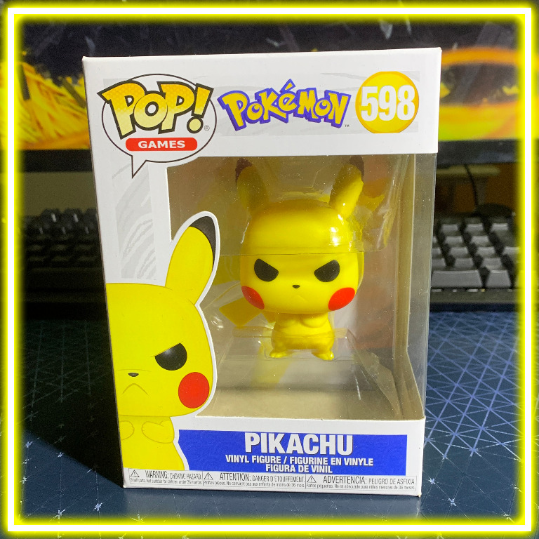 Funko Pop Games Pokemon - Angry Pikachu, Hobbies & Toys, Toys & Games ...