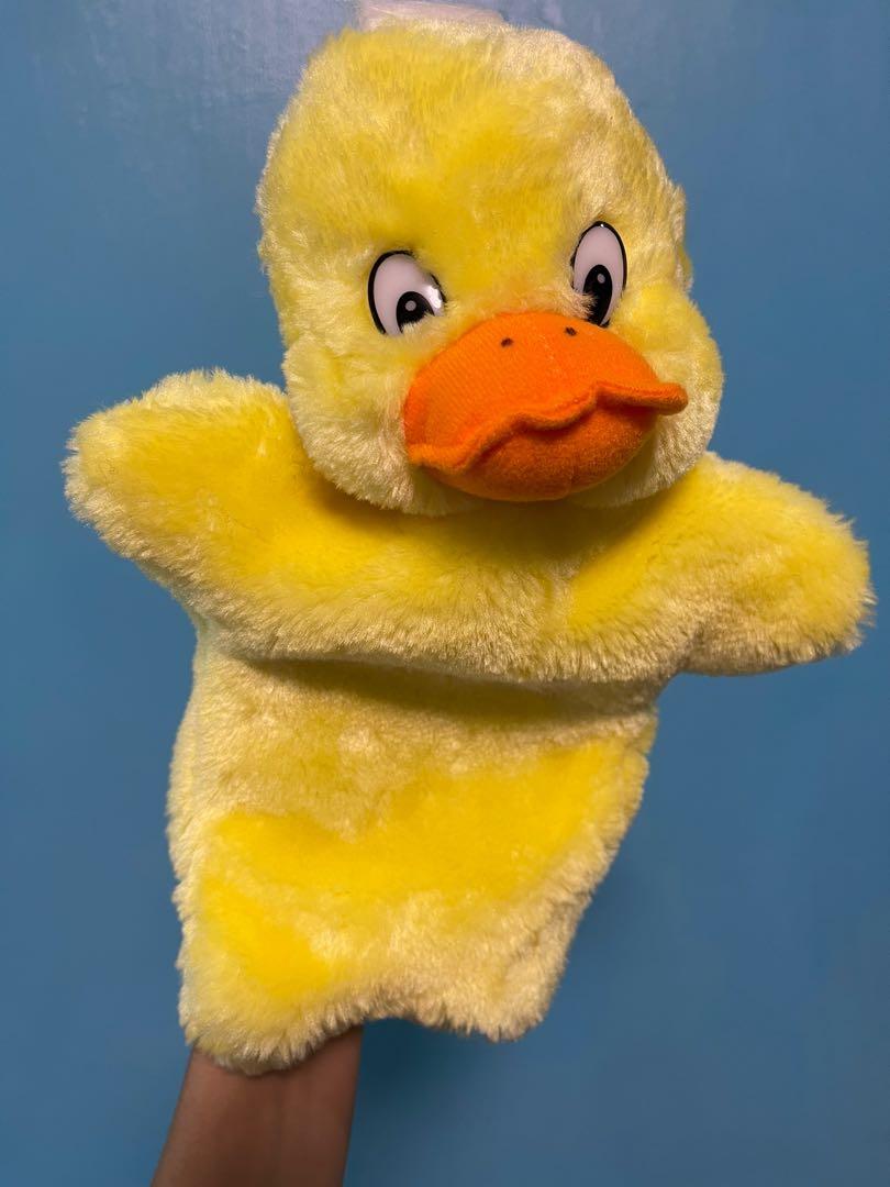 Hand puppet- yellow duck, Hobbies & Toys, Toys & Games on Carousell