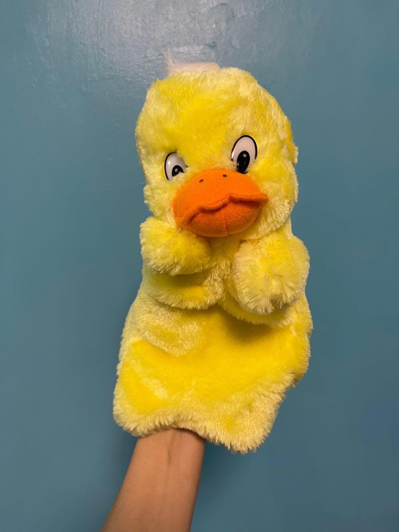 Hand puppet- yellow duck, Hobbies & Toys, Toys & Games on Carousell