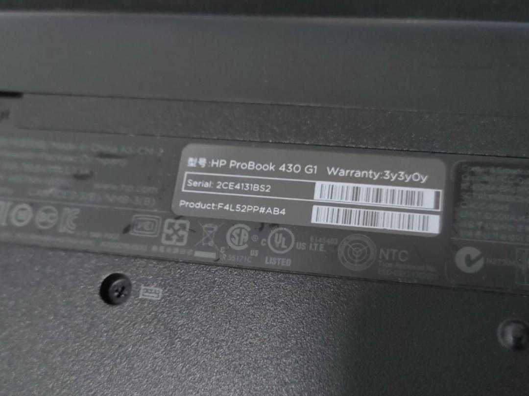 HP probook 430 g1 icore 5, Computers & Tech, Laptops & Notebooks on ...