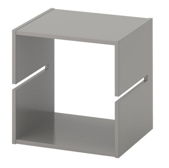 Kallax Shelving Unit Bookcase Grey/Wood Effect plus 2 x bookcase ...