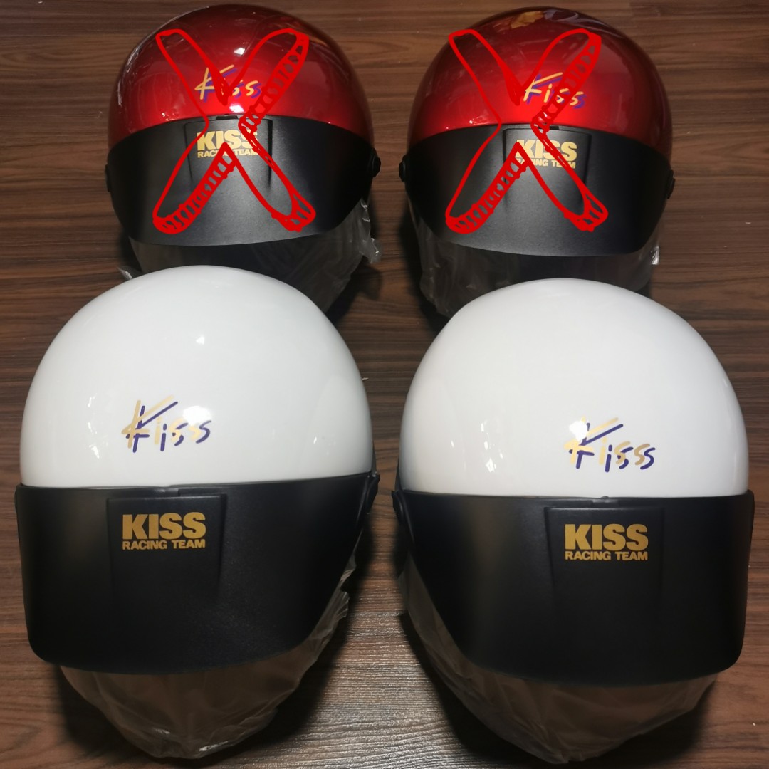 Kiss Helmet, Motorcycles, Motorcycle Accessories on Carousell