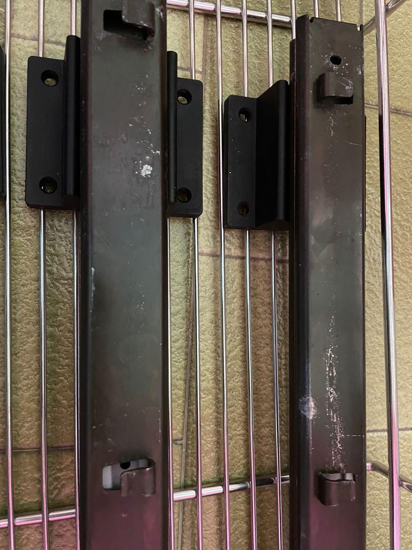 Kitchen stainless steel sliding rack, Furniture & Home Living ...