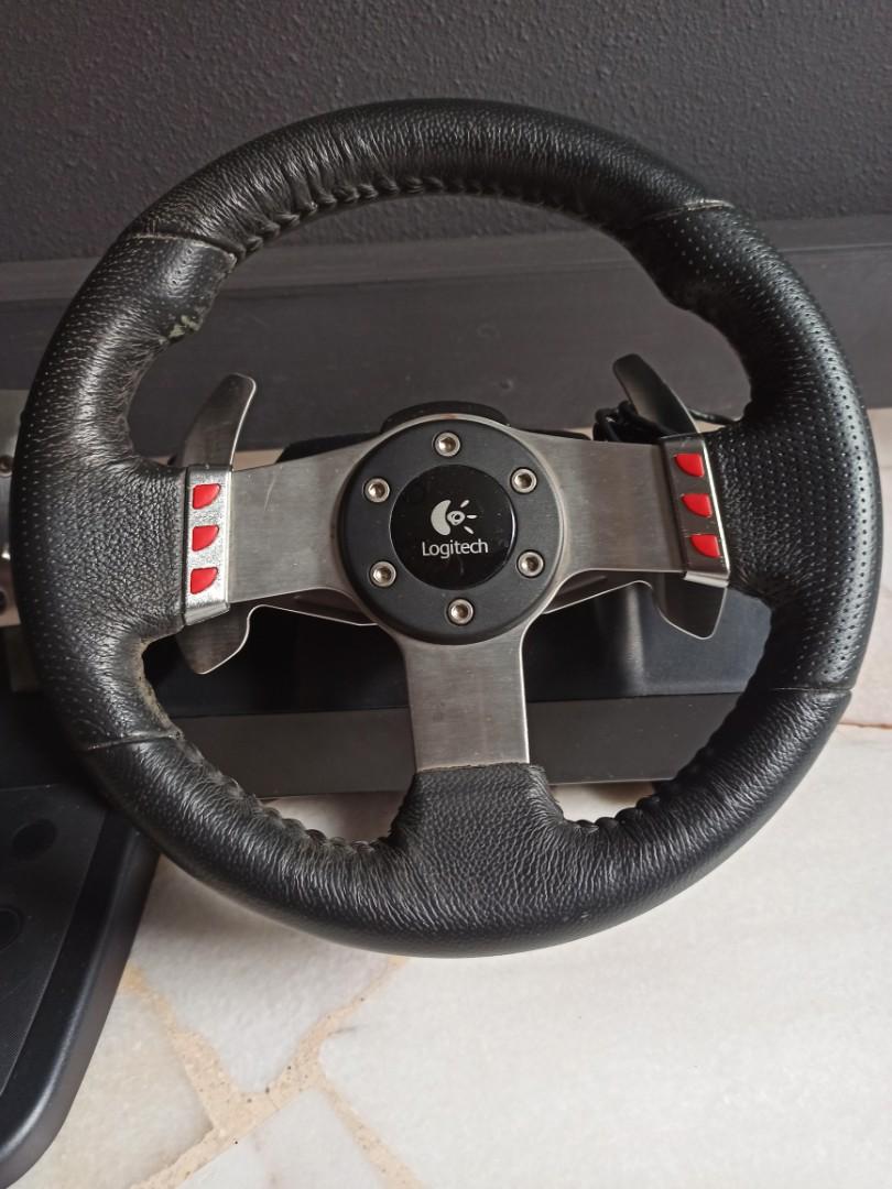 Logitech G27 Driving Wheel + Shifter, Video Gaming, Gaming Accessories ...