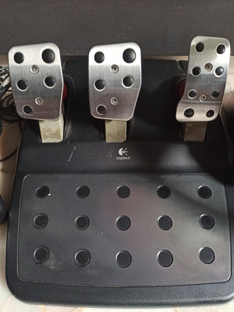 Logitech G27 Driving Wheel + Shifter, Video Gaming, Gaming Accessories ...