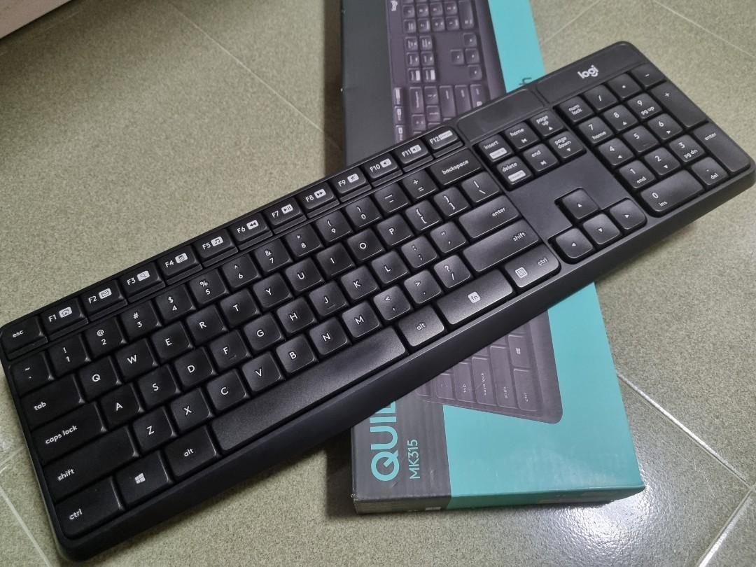 Logitech MK315 keyboard, Computers & Tech, Parts & Accessories ...