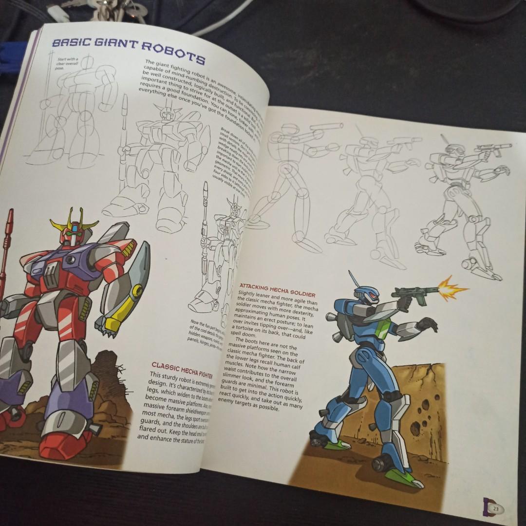 Mecha Mania - How to draw mecha, Hobbies & Toys, Books & Magazines ...