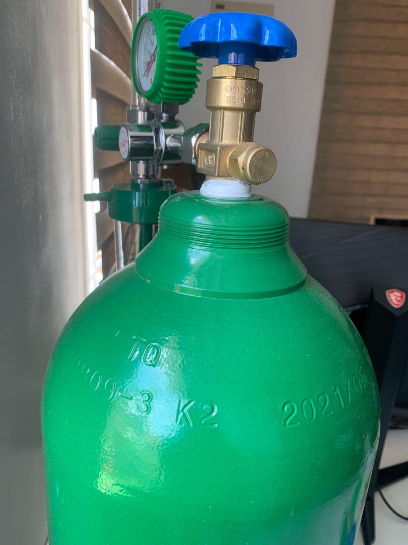 50 lbs Medical Oxygen Tank / We deliver right away!, Health & Nutrition ...