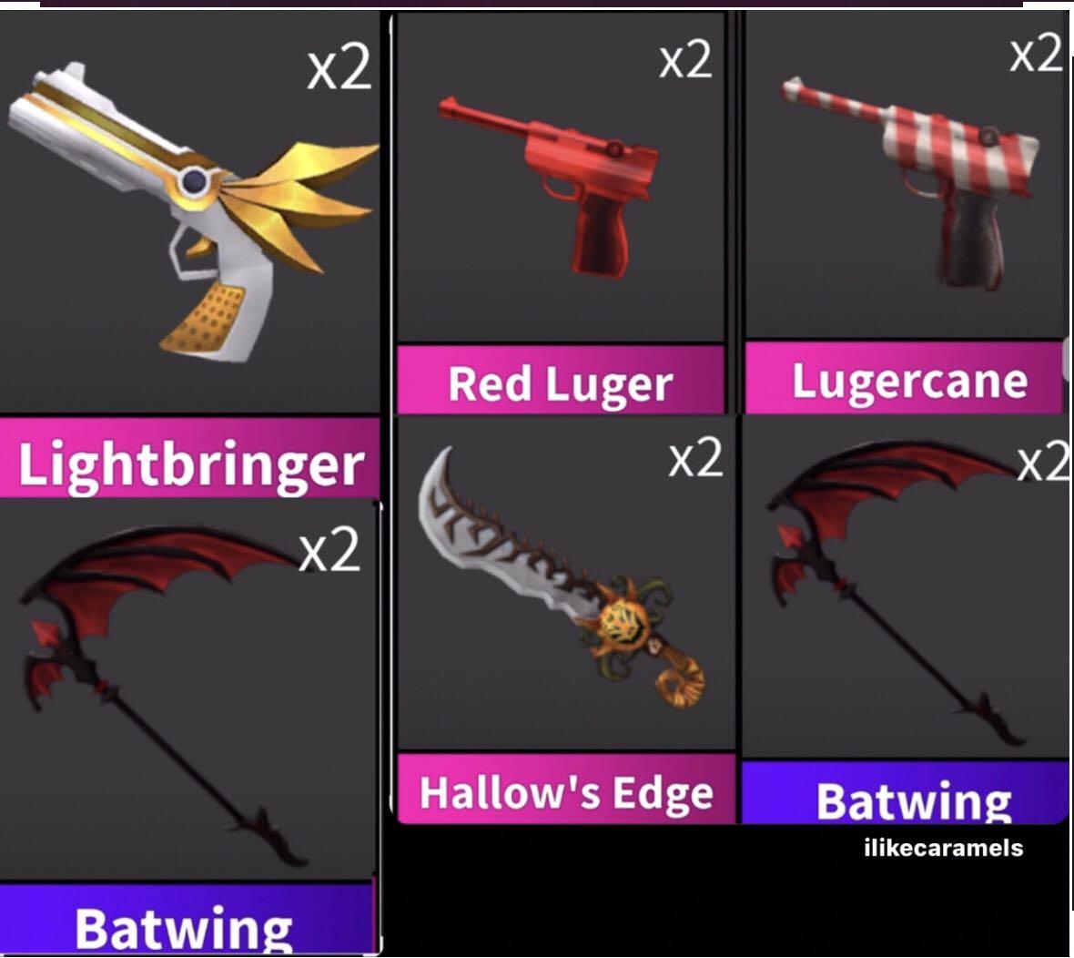 mm2 weapons, Video Gaming, Gaming Accessories, Virtual Reality on Carousell