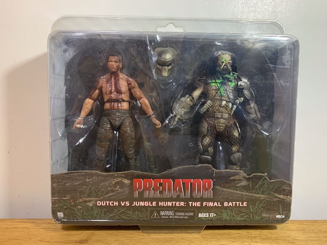 NECA Dutch vs Predator Final Battle 2-Pack, Hobbies & Toys, Toys ...