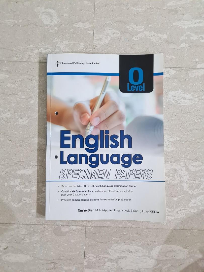 O-Level English Language Specimen Papers, Hobbies & Toys, Books ...