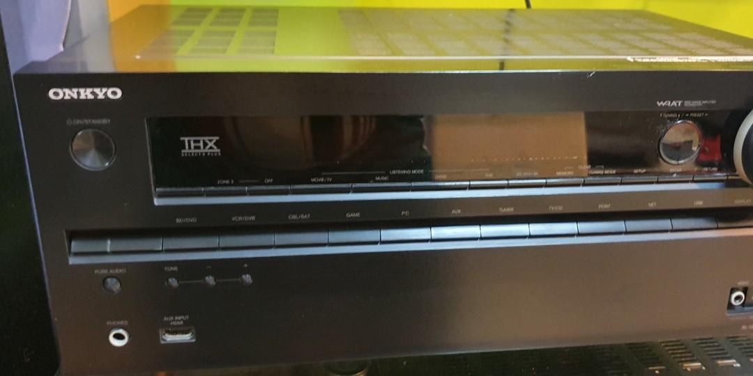 ONKYO TX-NR609 A/V RECEIVER - 7.2 CHANNEL, Audio, Soundbars, Speakers & Amplifiers on Carousell