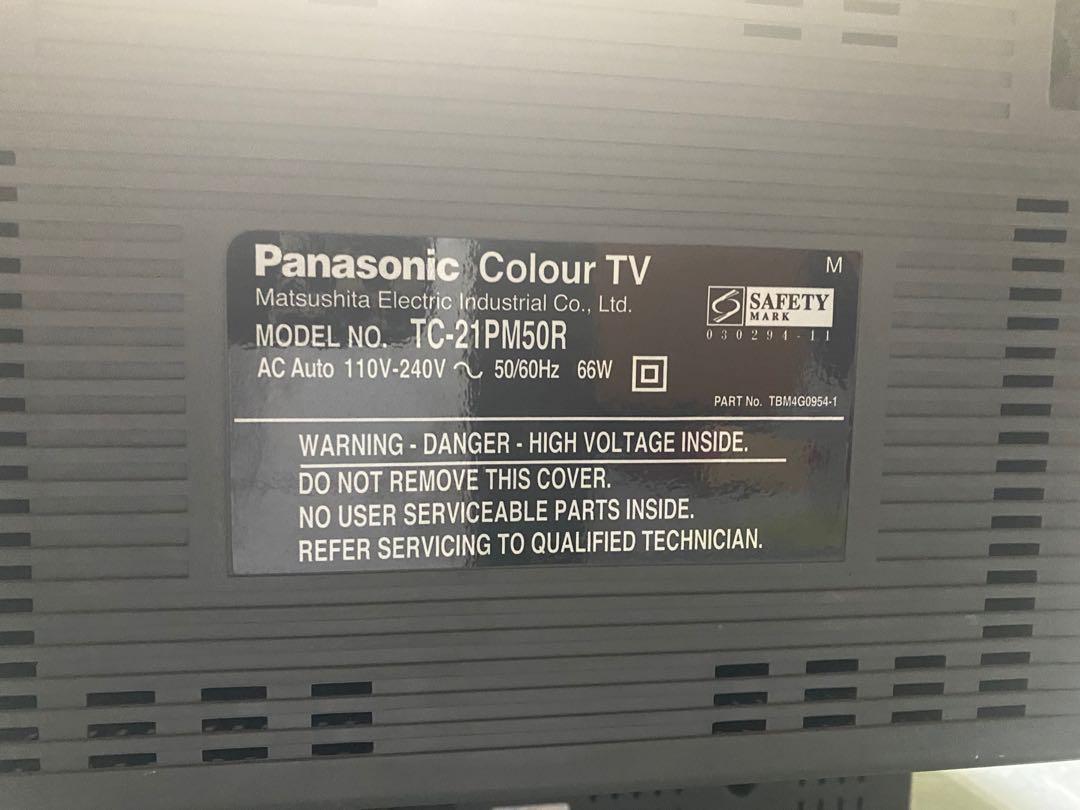 Panasonic Old Tv, TV & Home Appliances, TV & Entertainment, TV on Carousell