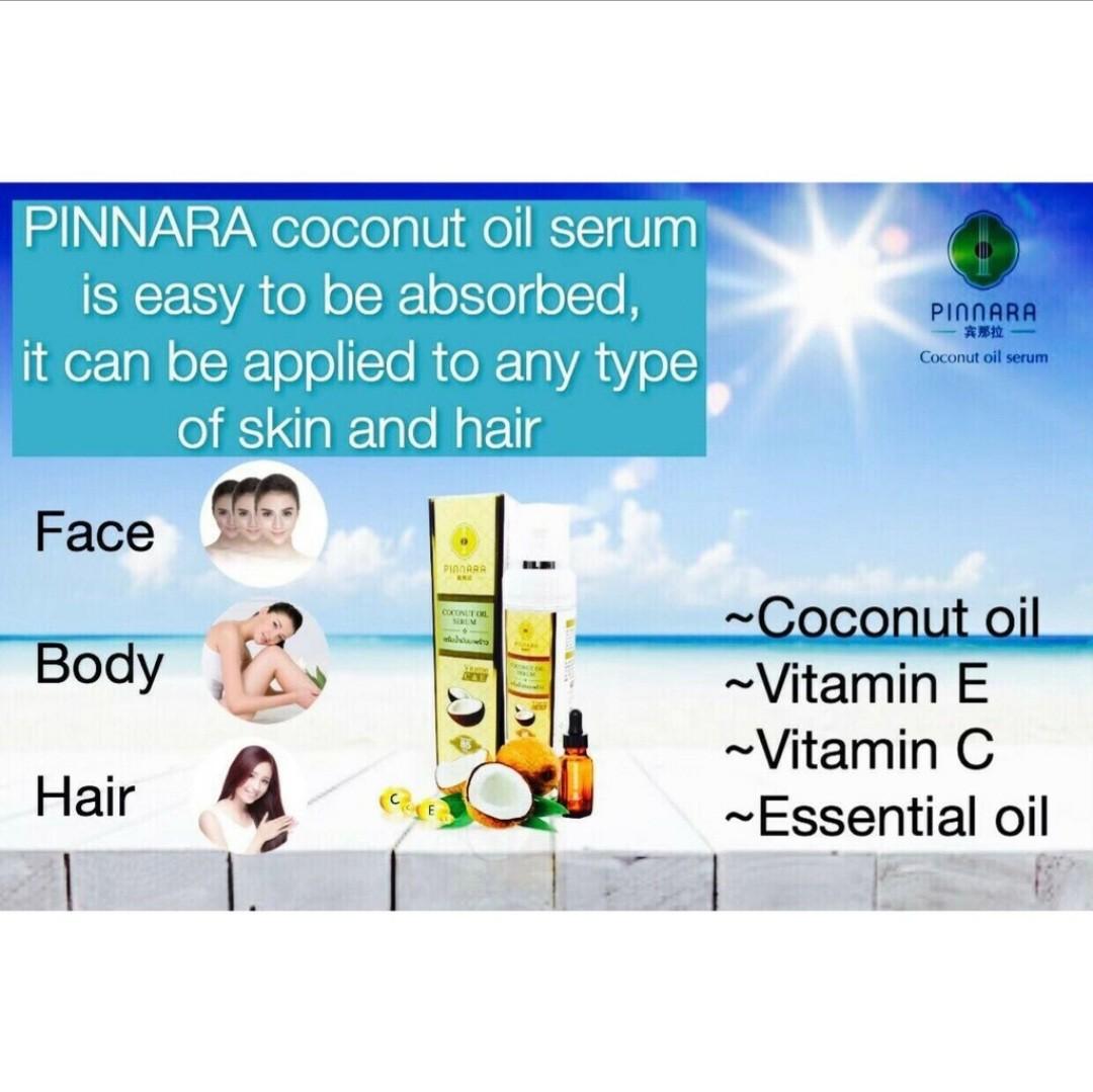 Pinnara coconut oil Serum, Beauty & Personal Care, Bath & Body, Body ...