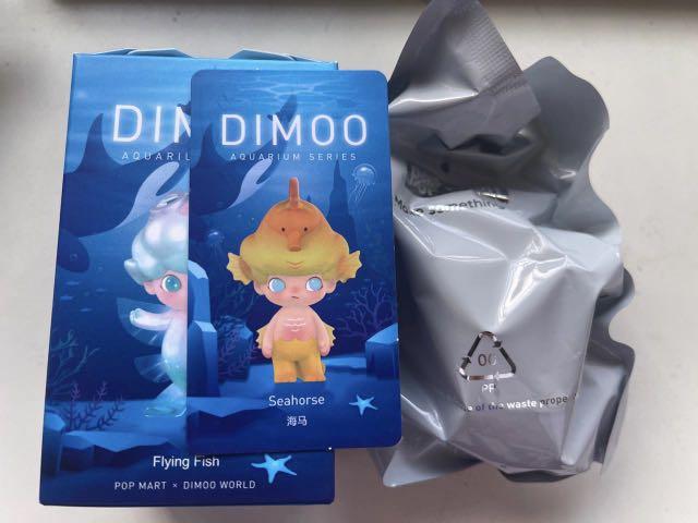(BNIF) Popmart DIMOO Aquarius Series - Anglerfish, Seahorse, Killer ...