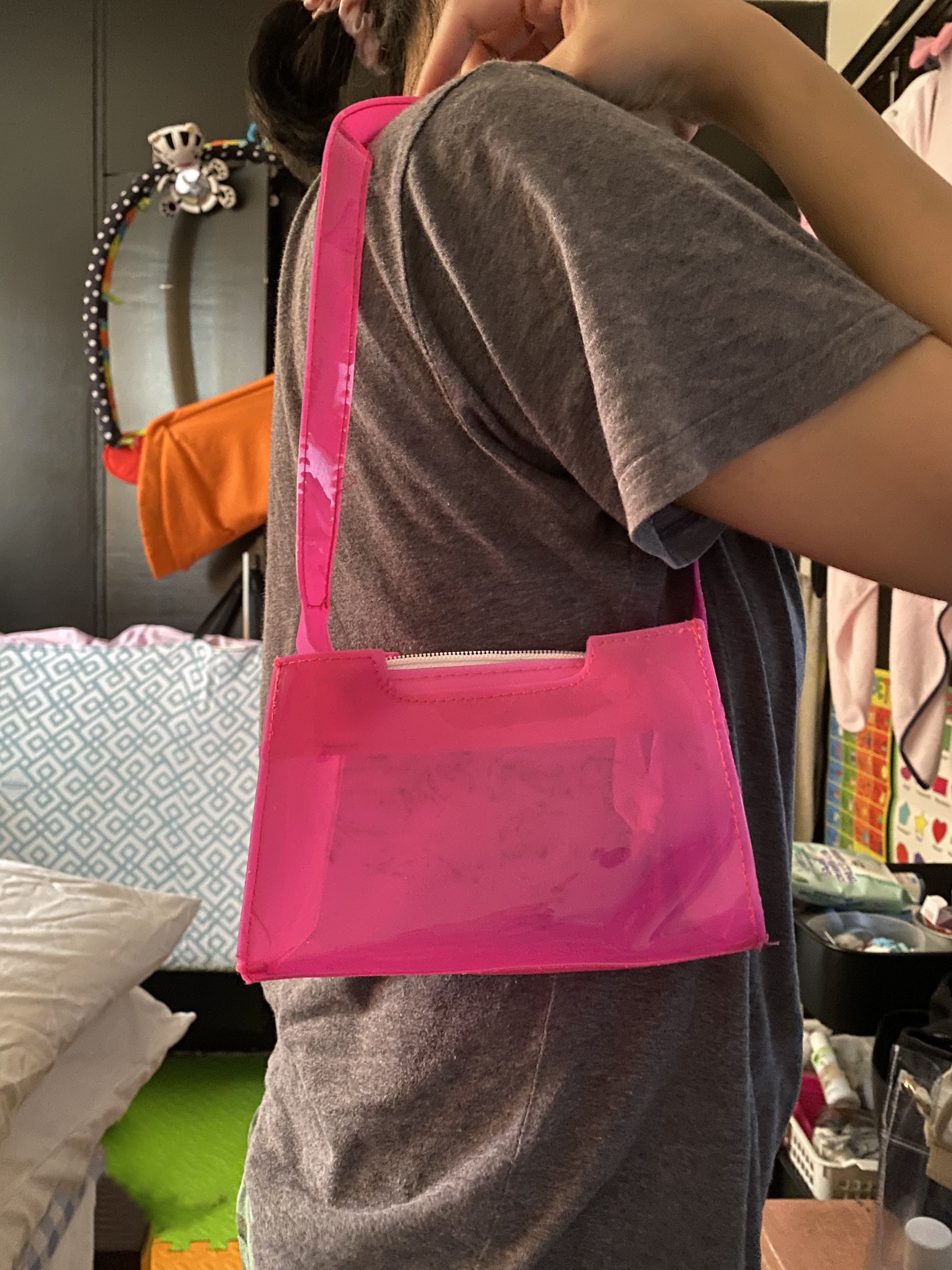 PVC new normal shoulder bag, Women's Fashion, Bags & Wallets, Shoulder ...