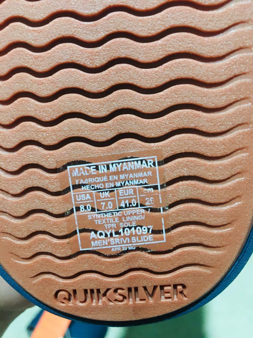 Quicksilver slide, Men's Fashion, Footwear, Slippers & Slides on Carousell