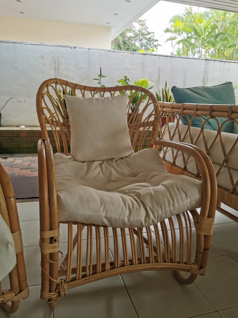 Rattan Balinese Chairs x 2, Furniture & Home Living, Furniture, Chairs ...