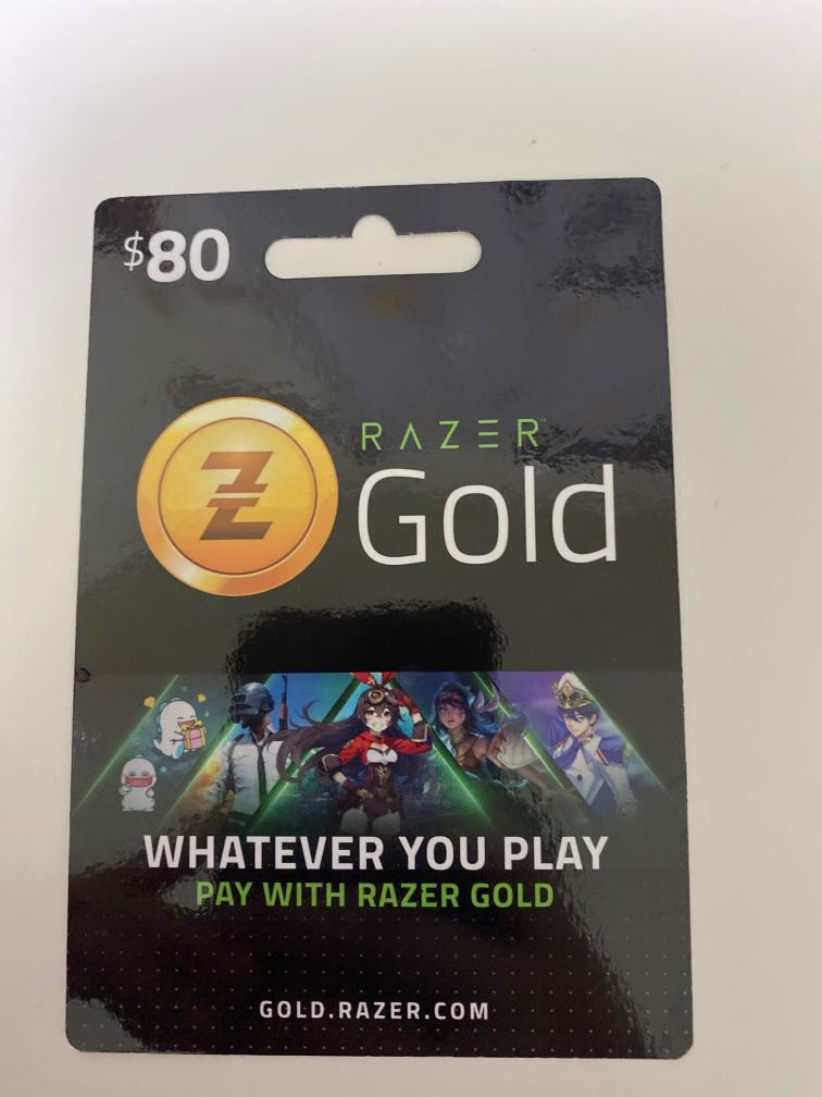 Razer gold gaming vouchers, Video Gaming, Video Game Consoles, Others ...