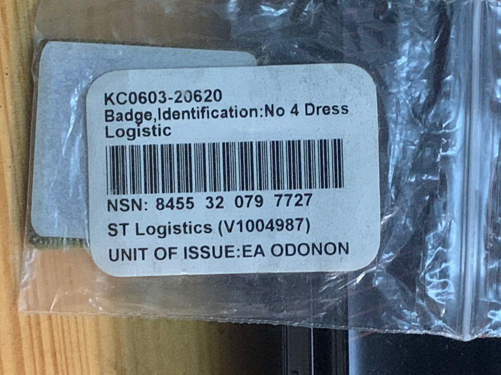 SAF Army no.4 Logistics and Engineering Vocation Identification Badge ...