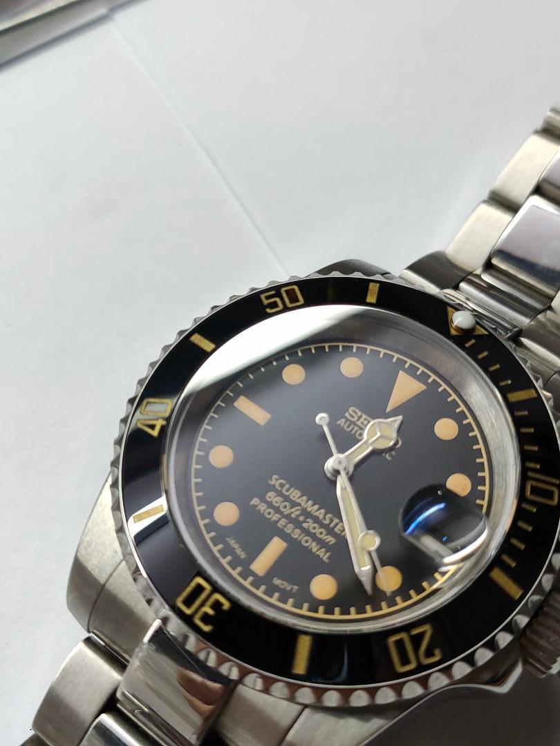 Seikolex Seiko Scubamaster Mod, Luxury, Watches on Carousell