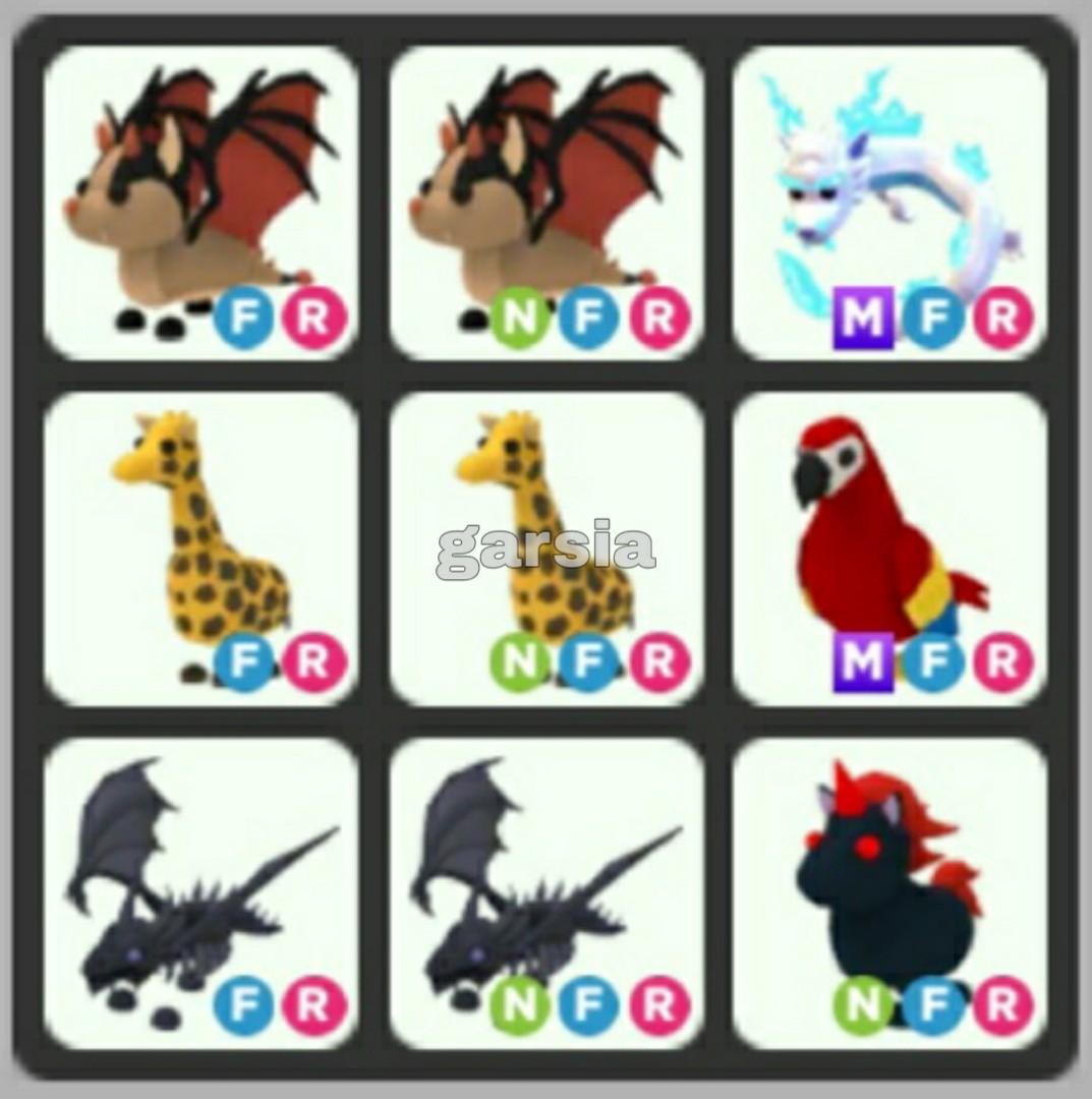 Shadow Giraffe Bat Dragon Normal Neon Adopt me pet Roblox, Video Gaming ...