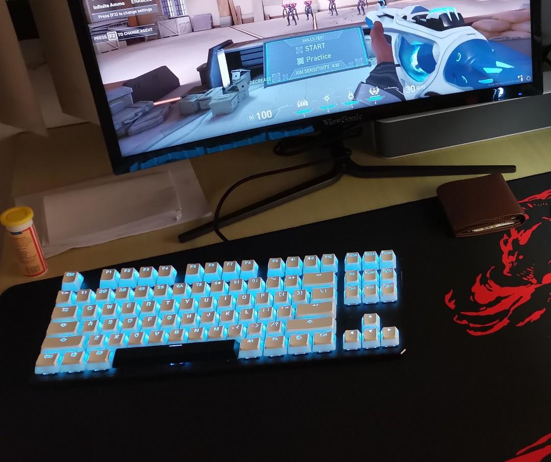 TECWARE PHANTOM WITH HYPER X PUDDING KEYCAPS, Computers & Tech, Parts ...