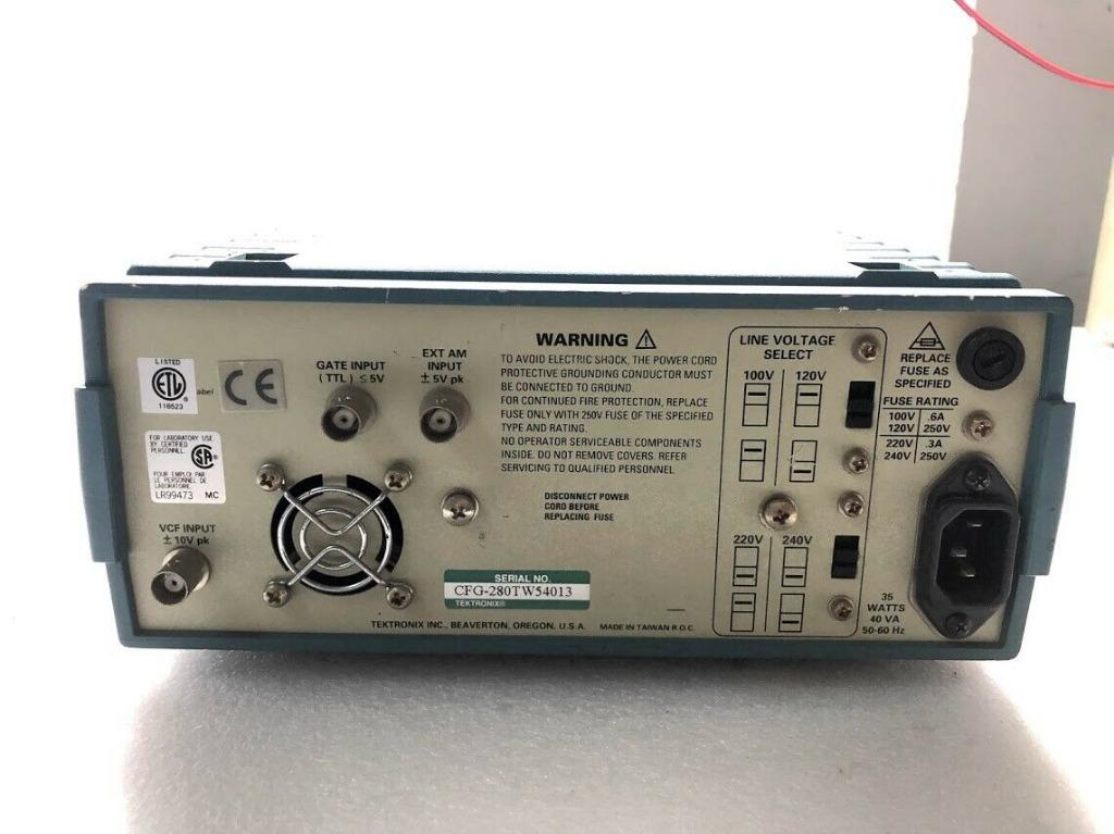 Tektronix Cfg280 11mhz Function Generator Computers And Tech Parts And Accessories Other